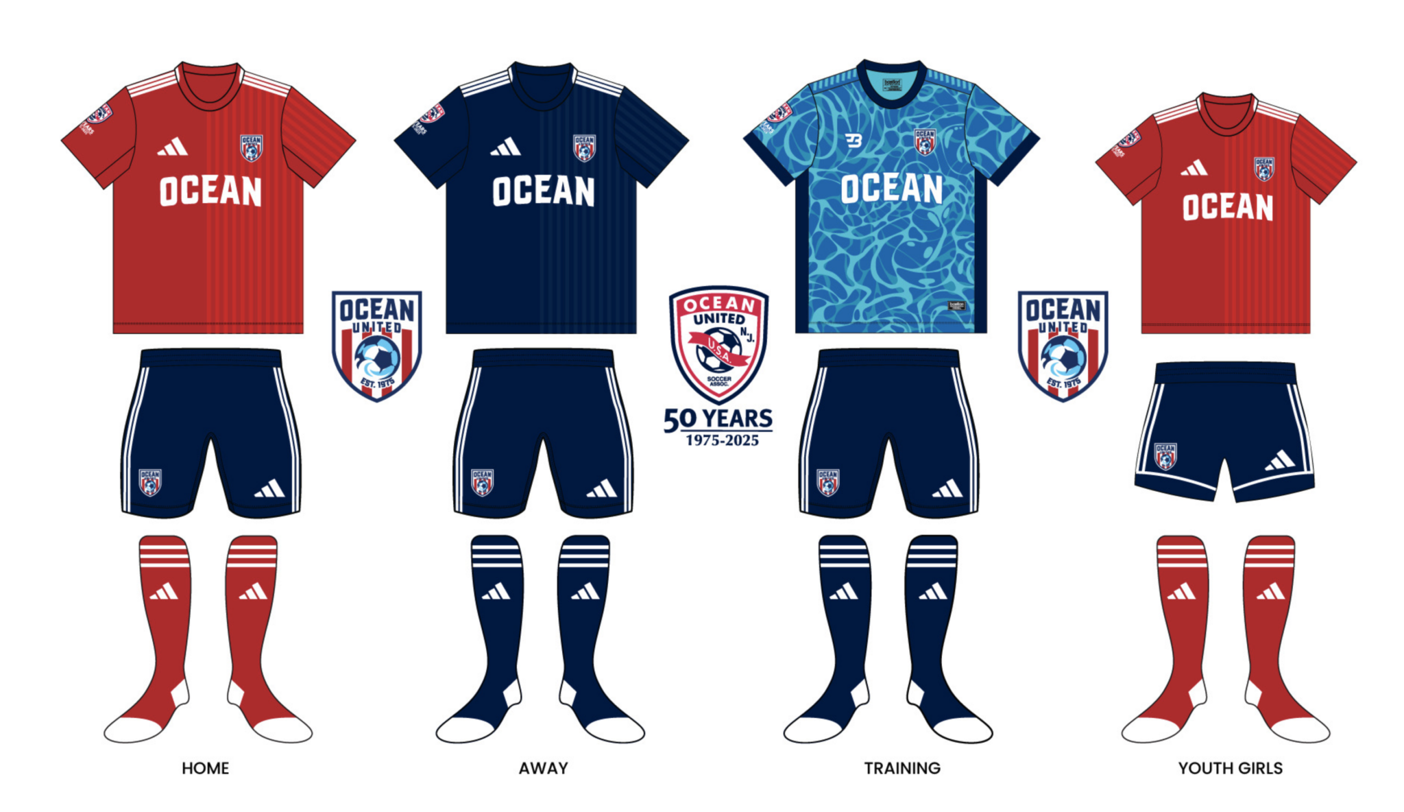 OTUSA Uniforms 2025 – Ocean United Soccer